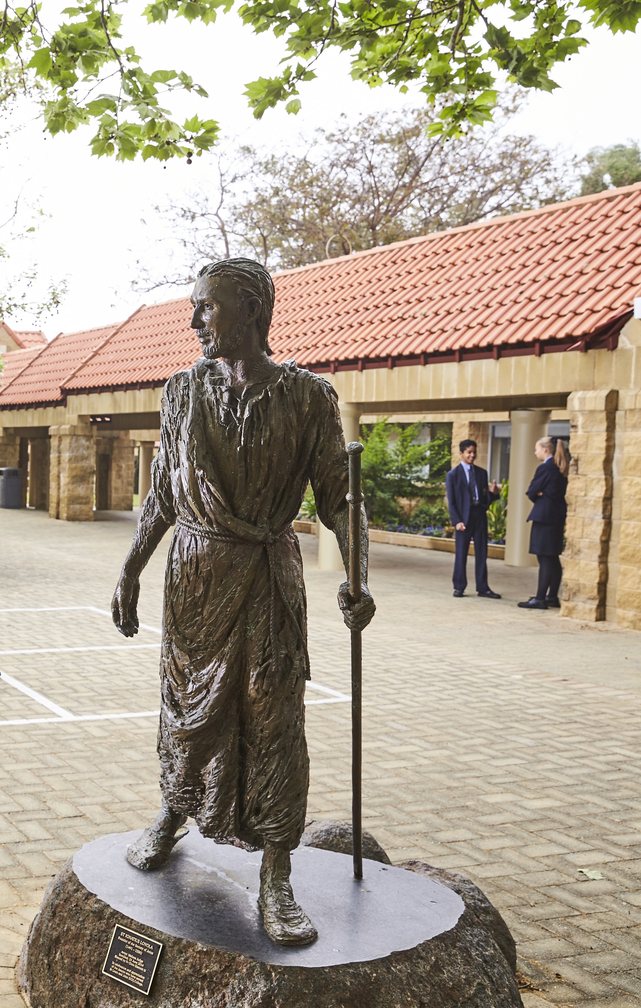 About Us | Our History | Ignatius Loyola Sculpture | John XXIII College